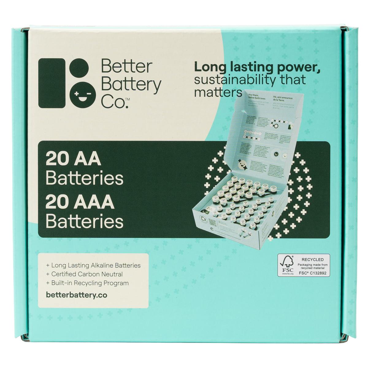 AA, AAA Combo Pack – Better Battery Co.