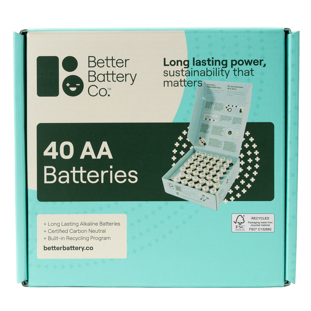Better Battery Co. - AA 40 Pack